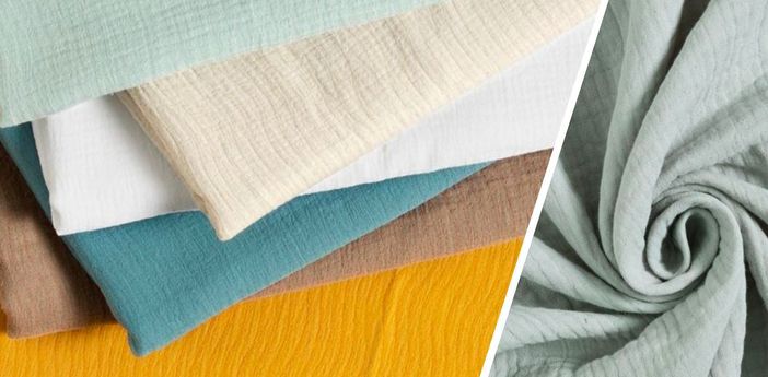 Gaze de coton - acheter en ligne » tissus.net